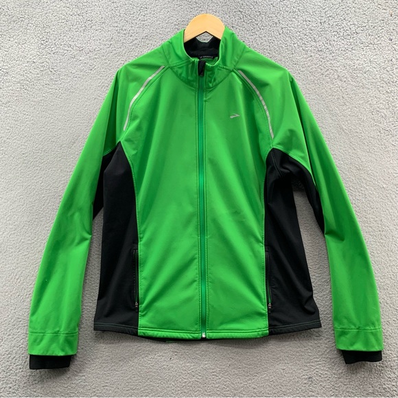 Brooks | Jackets & Coats | Brooks Shelter Technology Green Black ...